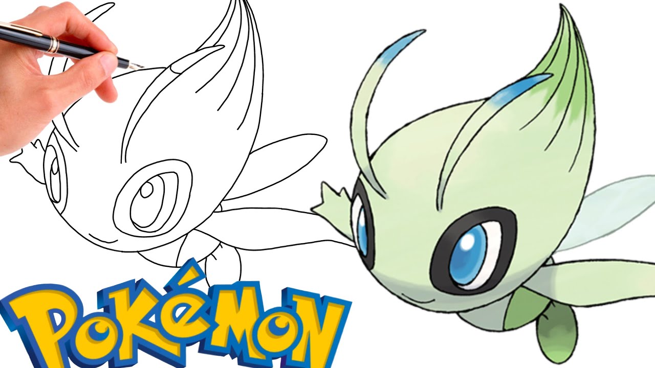 How To Draw CELEBI POKEMON #251 | Generation 2 - YouTube