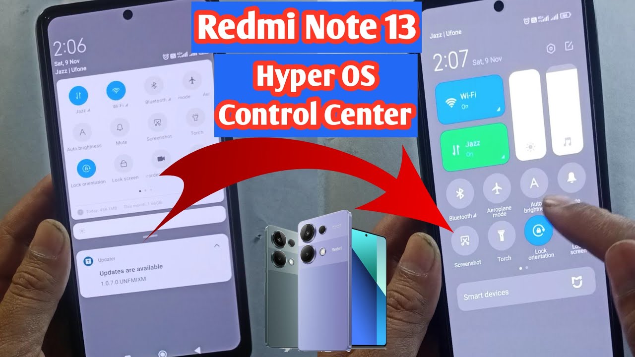 How to Change Redmi Note 13 Control Center Style in New Version ...