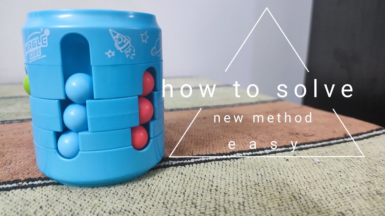 how to solve a puzzle beads cube - YouTube
