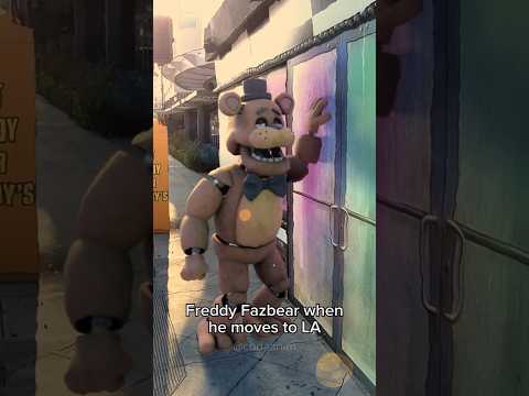 FREDDY FAZBEAR IRL LA (FNAF Movie Live Action Animation)