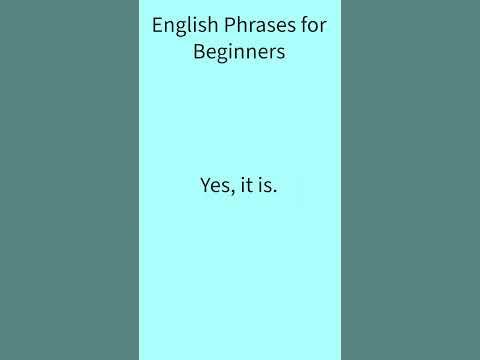 #15 Basic English Phrases for Beginners #learnenglish #englishphrases ...
