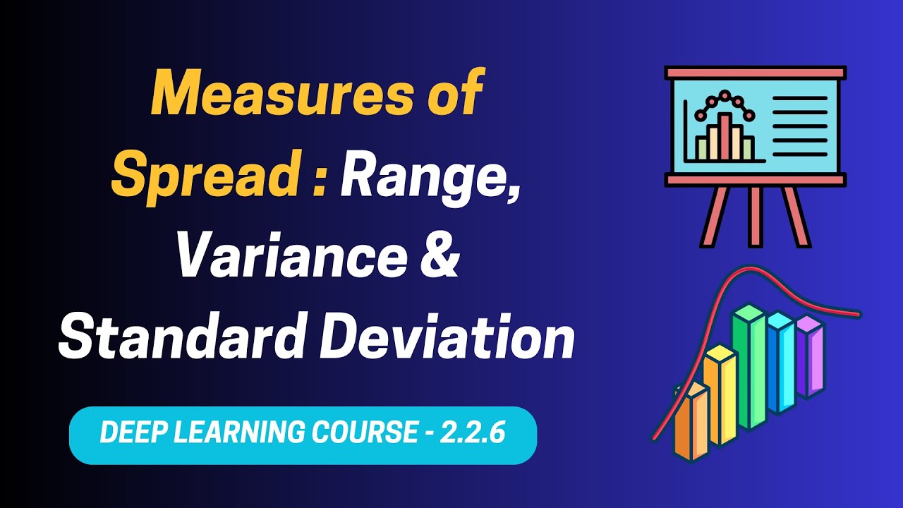 DL 2.2.6. Measure of Spread - Range, Variance and Standard Deviation ...