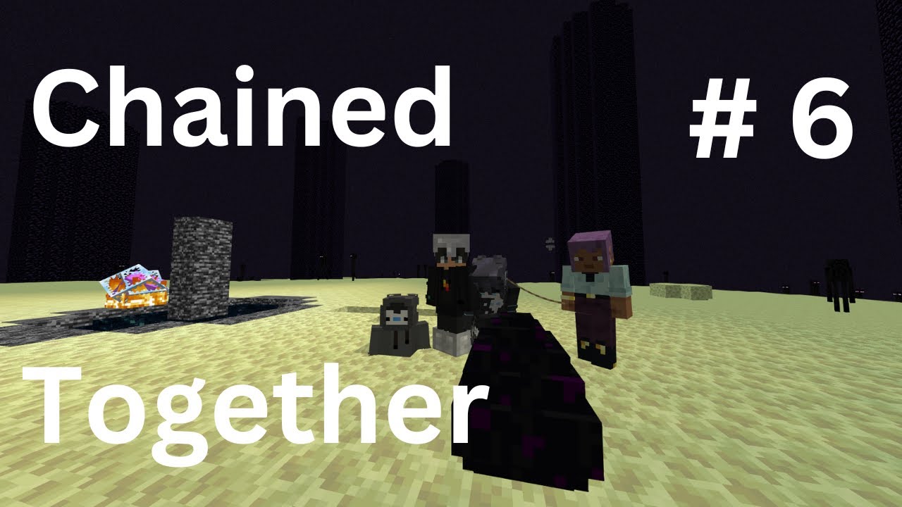 Beating Minecraft: 4 guys, 1 chain - YouTube