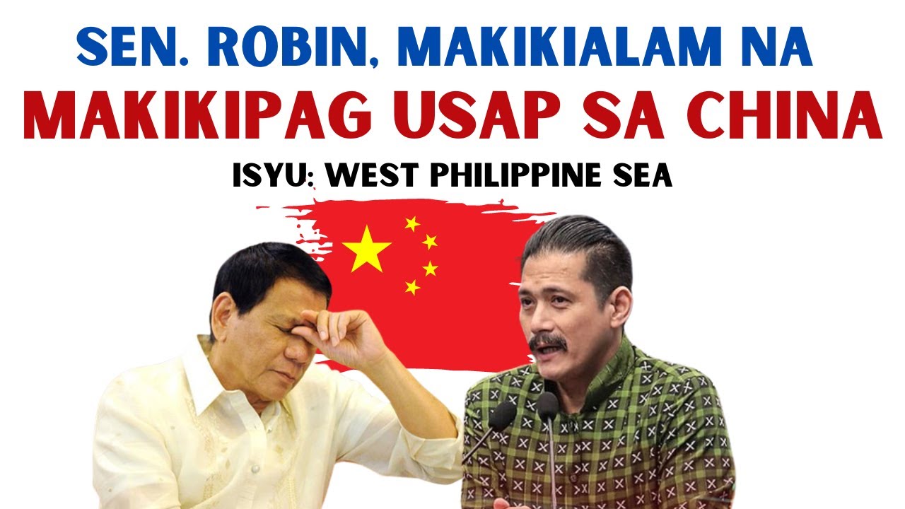 SEN. ROBIN MAKIKIPAG-USAP SA CHINA| BAKIT? - YouTube