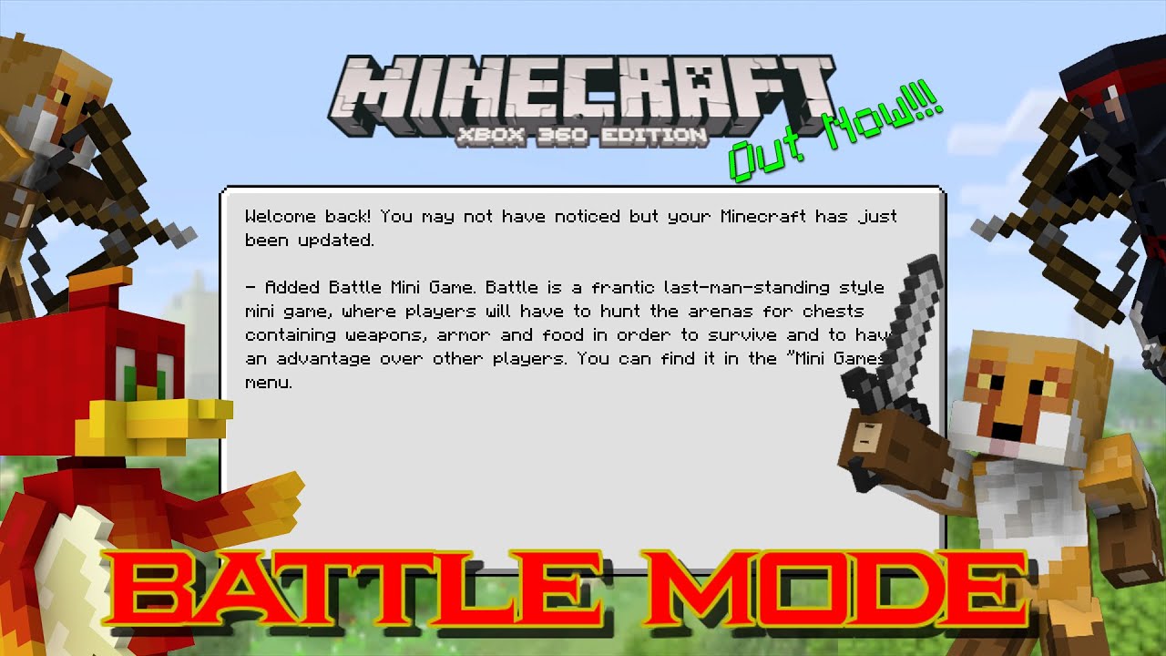 Minecraft BATTLE MODE: OUT NOW!!! (1st Impression/Let's Play) - YouTube