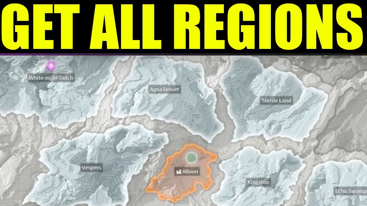 How to unlock all regions in the first descendant (Echo swamp, vespers ...