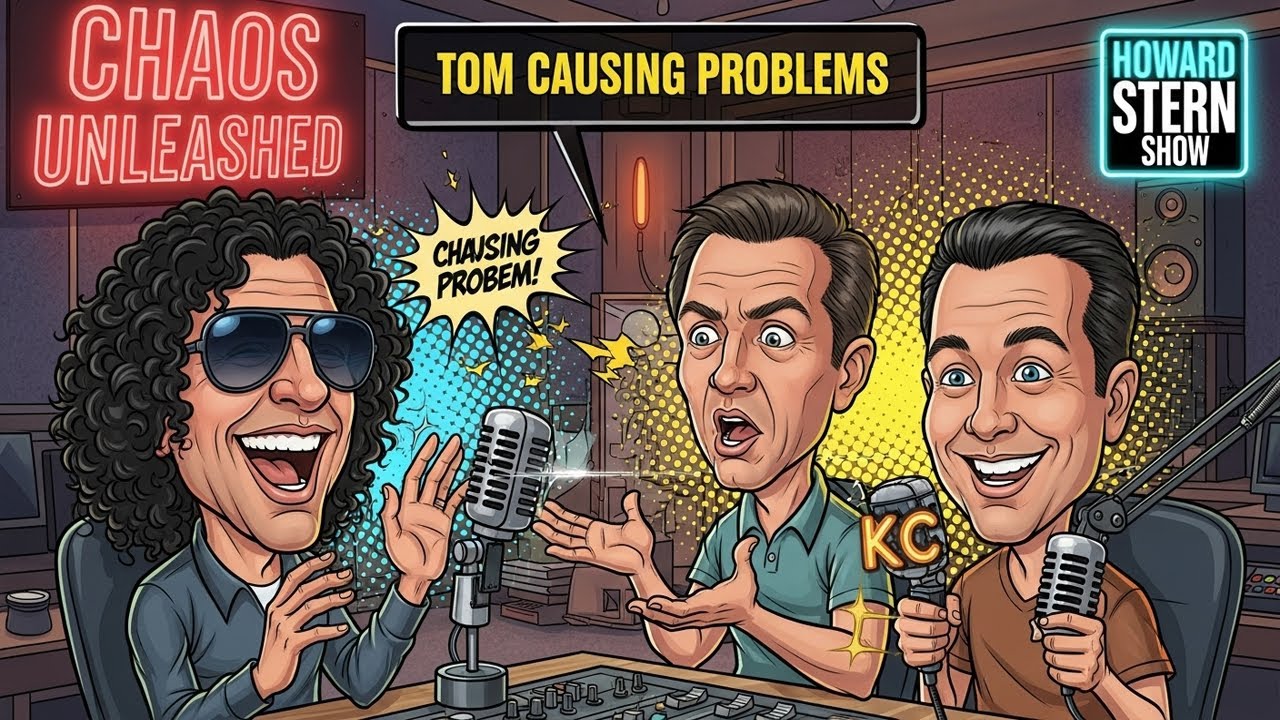 Howard Stern vs Tom Chiusano 😡 Chaos in the Studio & KC’s NFL Dreams ...