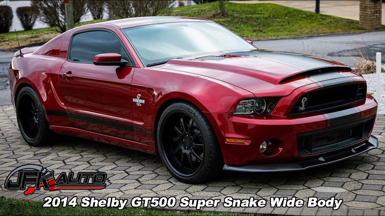 Ruby Red Metallic 2014 Shelby GT500 Super Snake Wide Body - JFK Auto ...