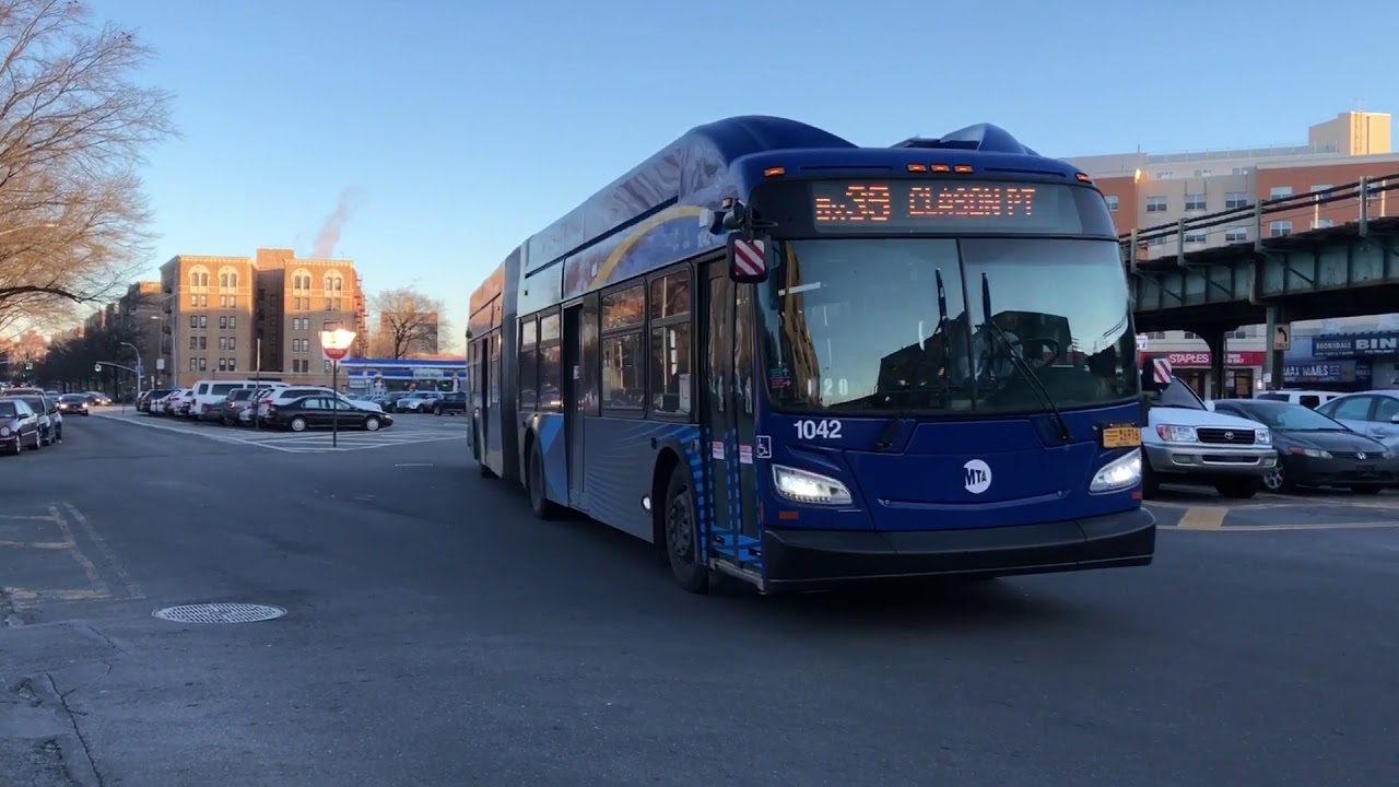 HD60fps | MTA NYCT Bus | New Flyer XN60 Running on the BX39 route - YouTube