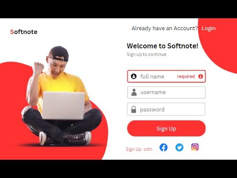 Form validation using html,css and js - YouTube