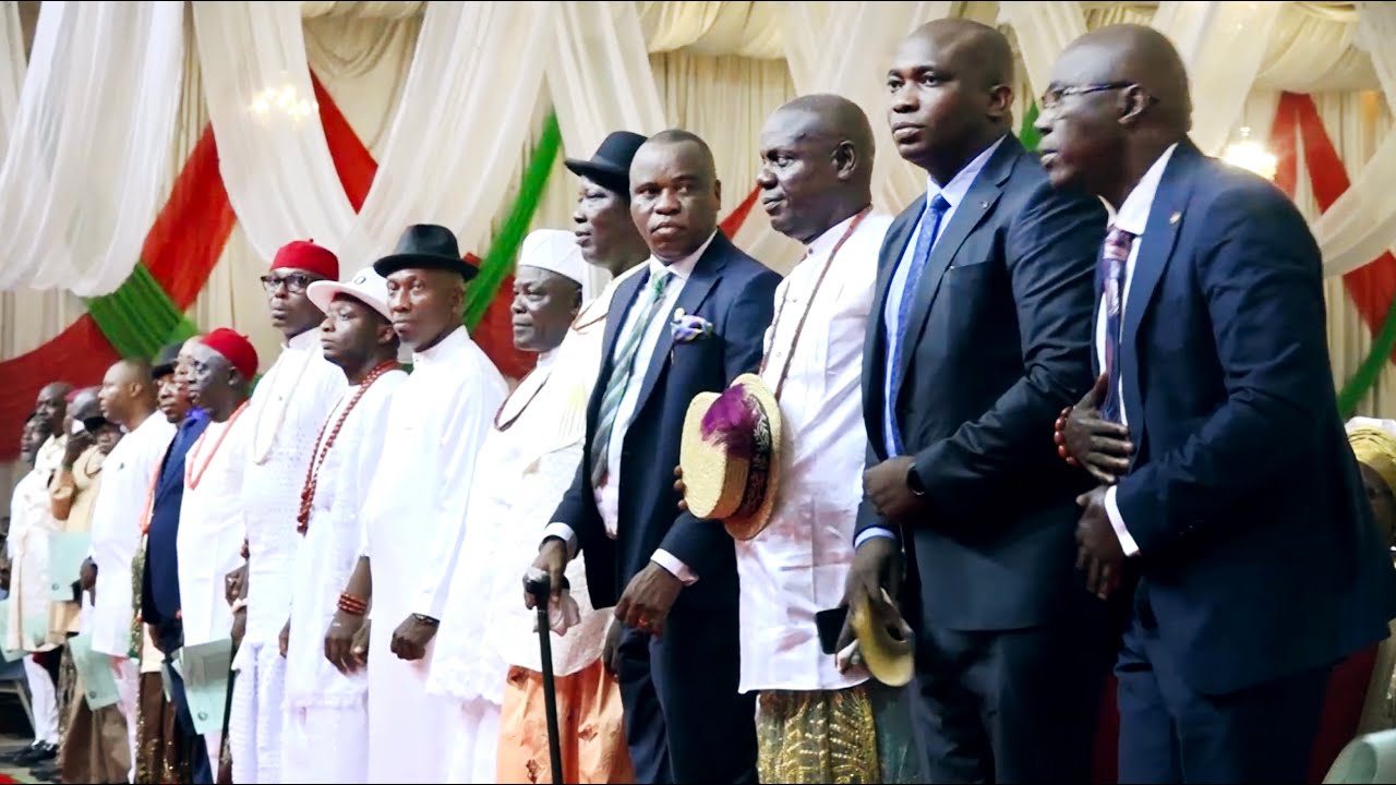 Victorious Chairmen Of Delta State Local Government Areas Inaugurated ...