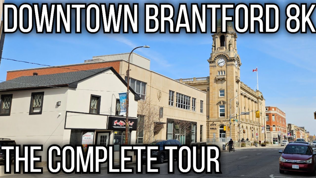 Downtown Brantford, Ontario, Canada Walking Tour (8k Video) - YouTube