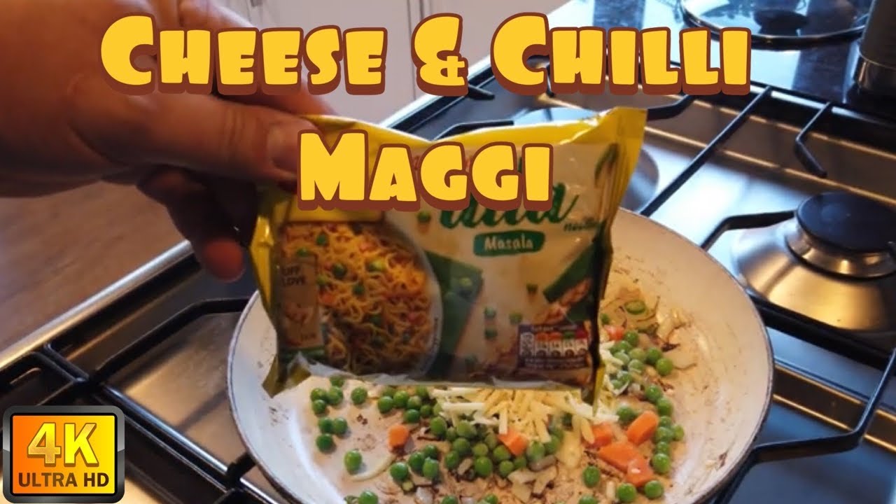 Cheese & Chilli Maggi Noodle Recipe - YouTube