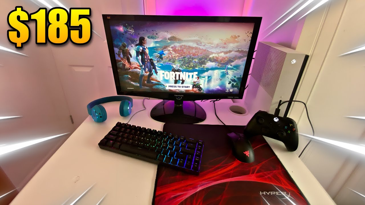 Building The PERFECT Gaming Setup For $185 - YouTube