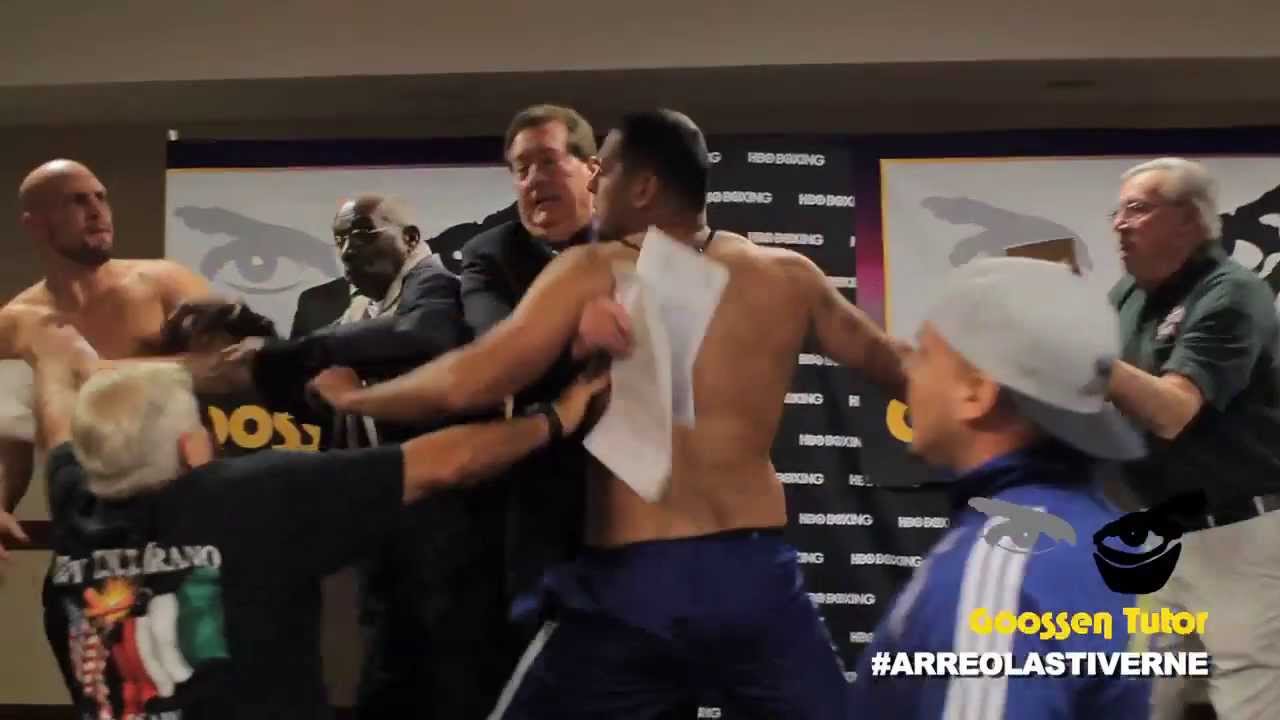 Heated Weigh In Between Heavyweights Eric Molina and Tony Grano - YouTube