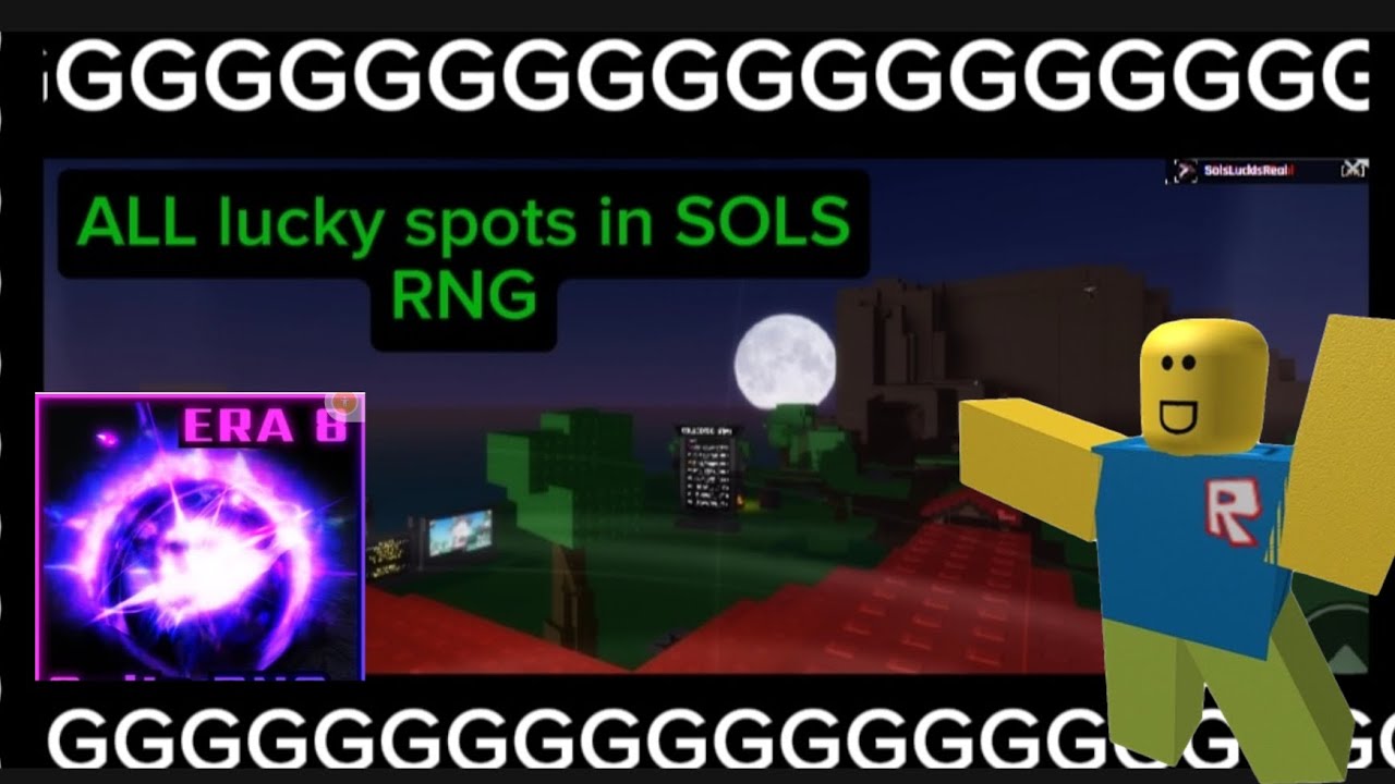 ALL LUCKY SPOTS ! (sols rng ERA 8) - YouTube