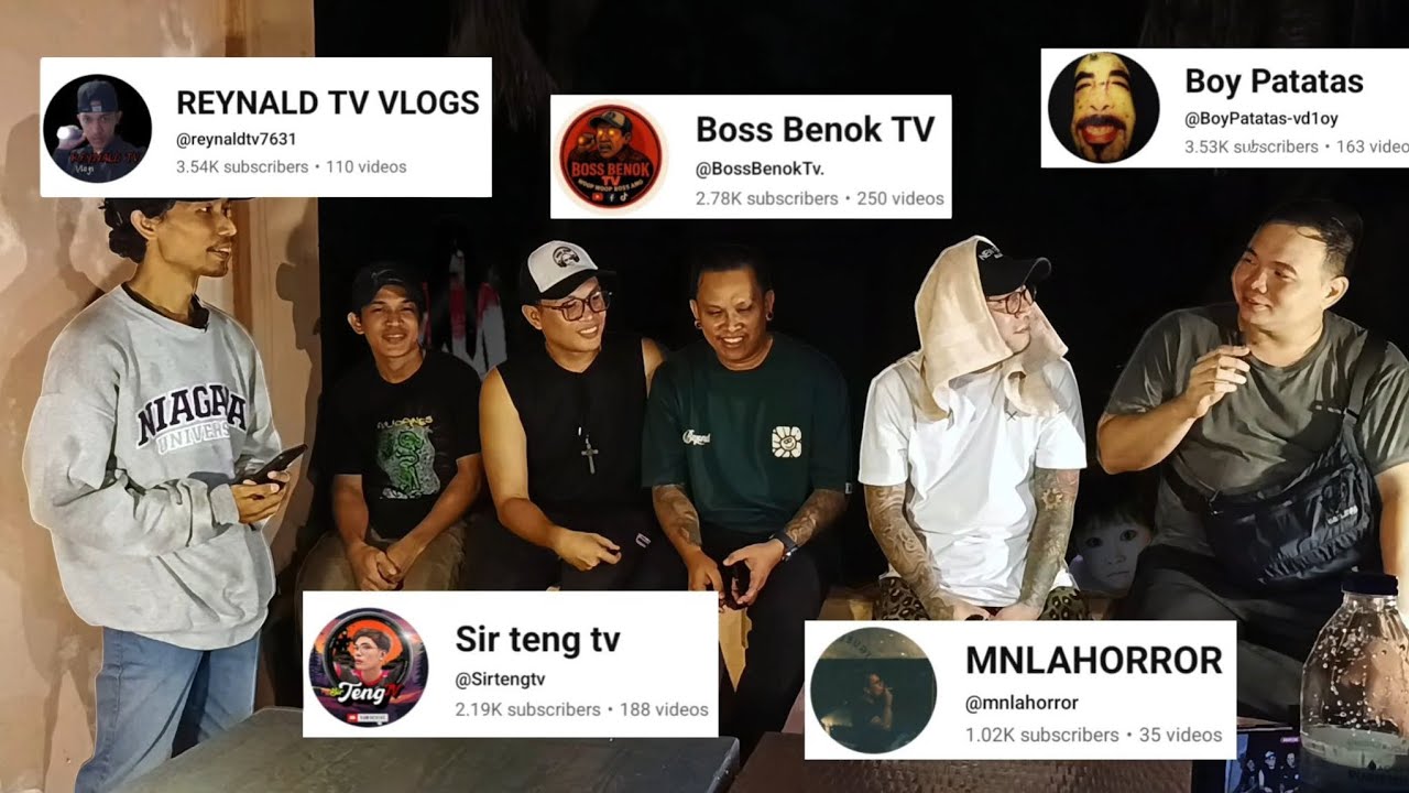 THE BIGGEST COLLAB | MNLAHORROR, REYNALD TV VLOGS, BOSS BENOK, SIR TENG ...