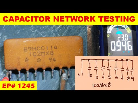 {1245} 1nF capacitor network testing - YouTube