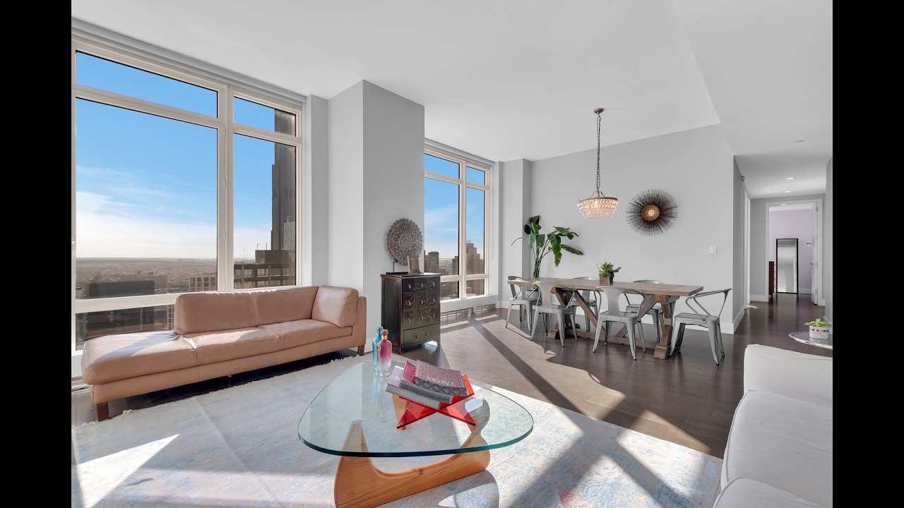 Touring a Penthouse with Panoramic Skyline Views | 388 Bridge Street ...
