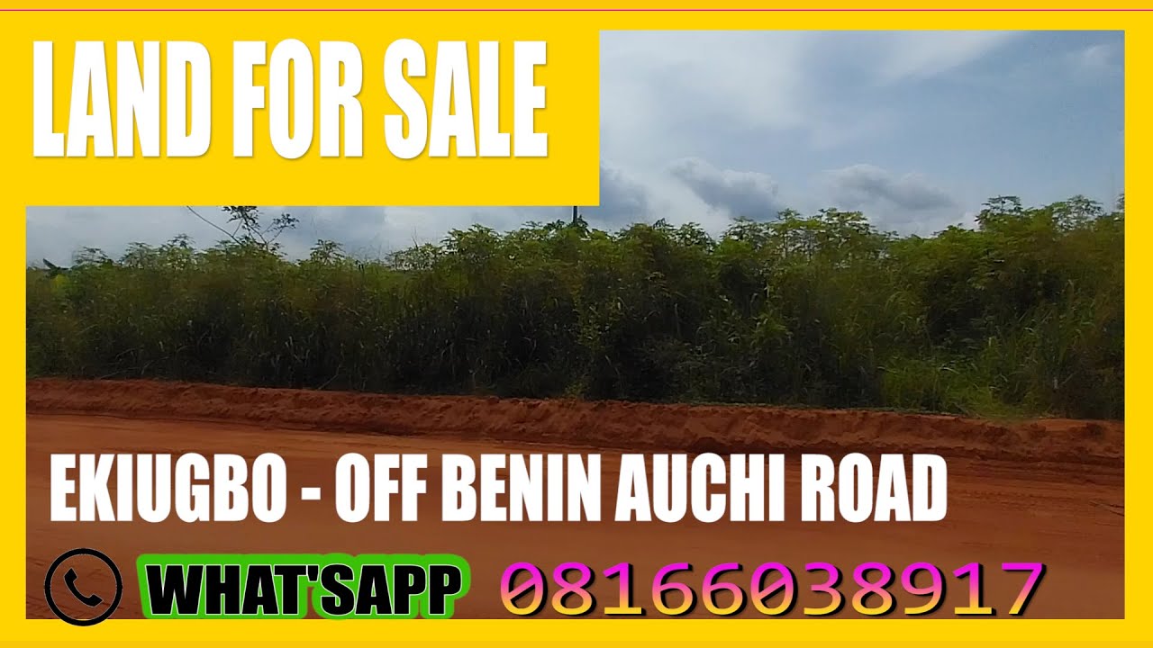 LAND FOR SALE IN BENIN CITY, EDO STATE - NIGERIA - OBAGIE LAND - YouTube
