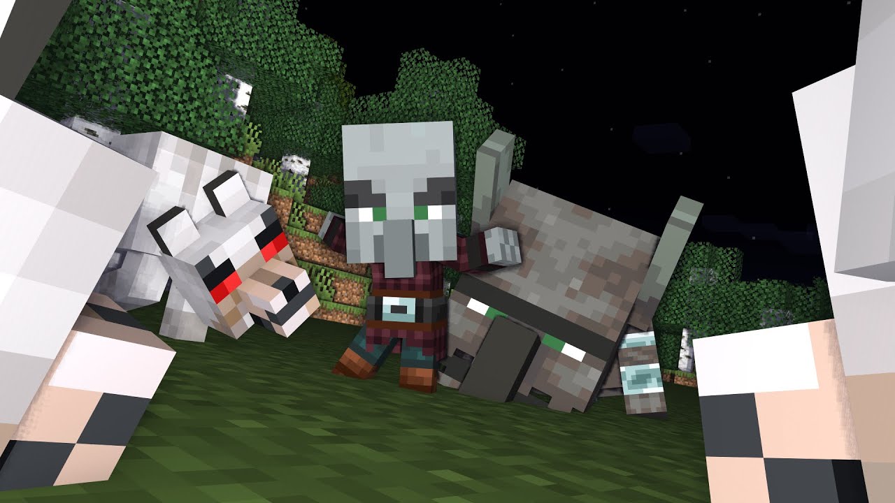 Villager vs Pillager vs Ravager Life 3 - Minecraft Animation - YouTube