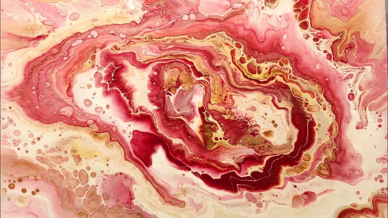 Amazing results! Geode dirty pour! - YouTube