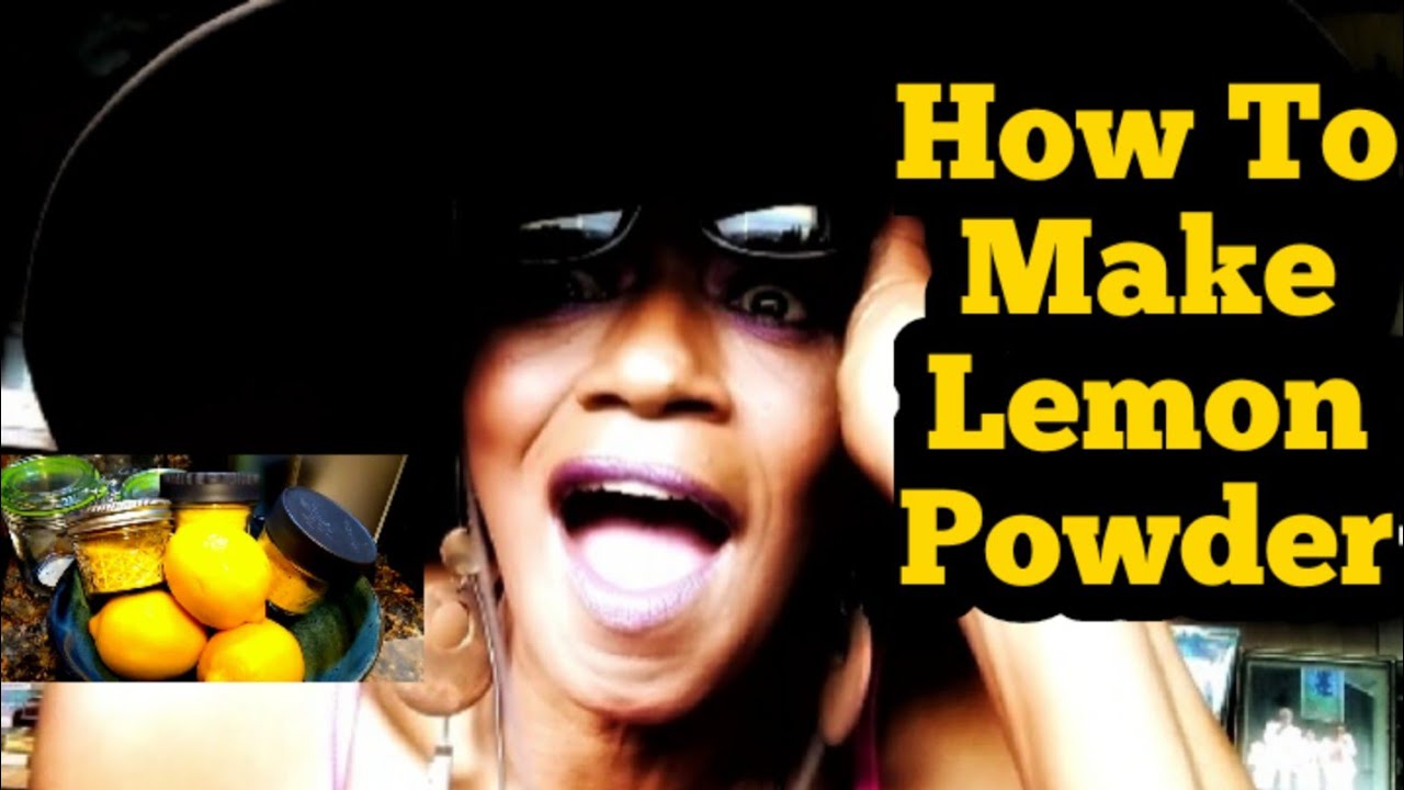How To Make Lemon Powder🍋 - YouTube