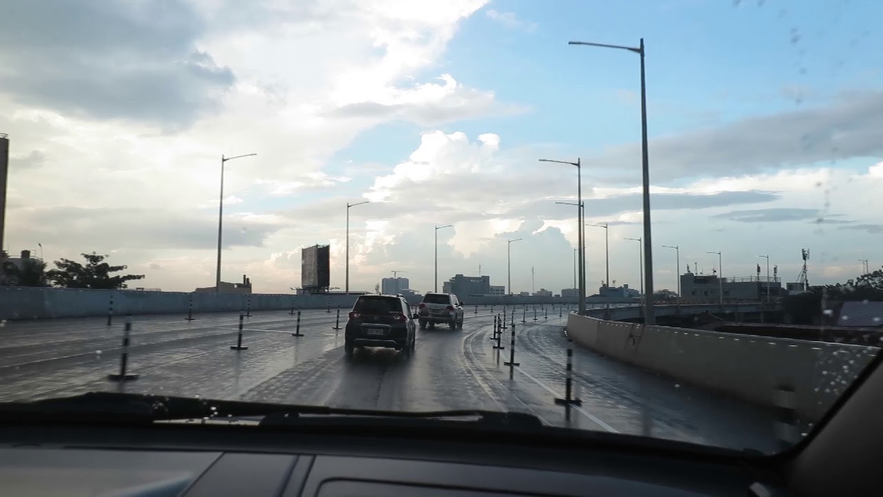 The New NLEX to SLEX Skyway - Entrance from Araneta Avenue to NLEX ...