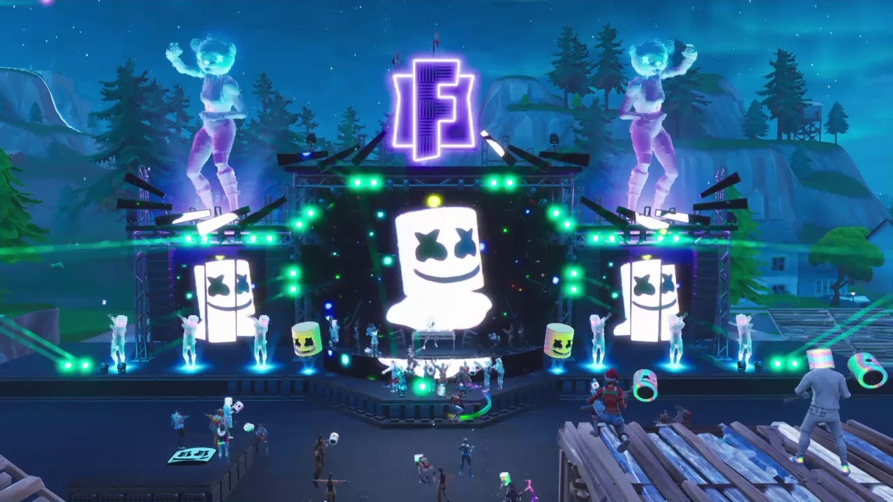 Fortnite Marshmello event *LIVE* - Full event - YouTube