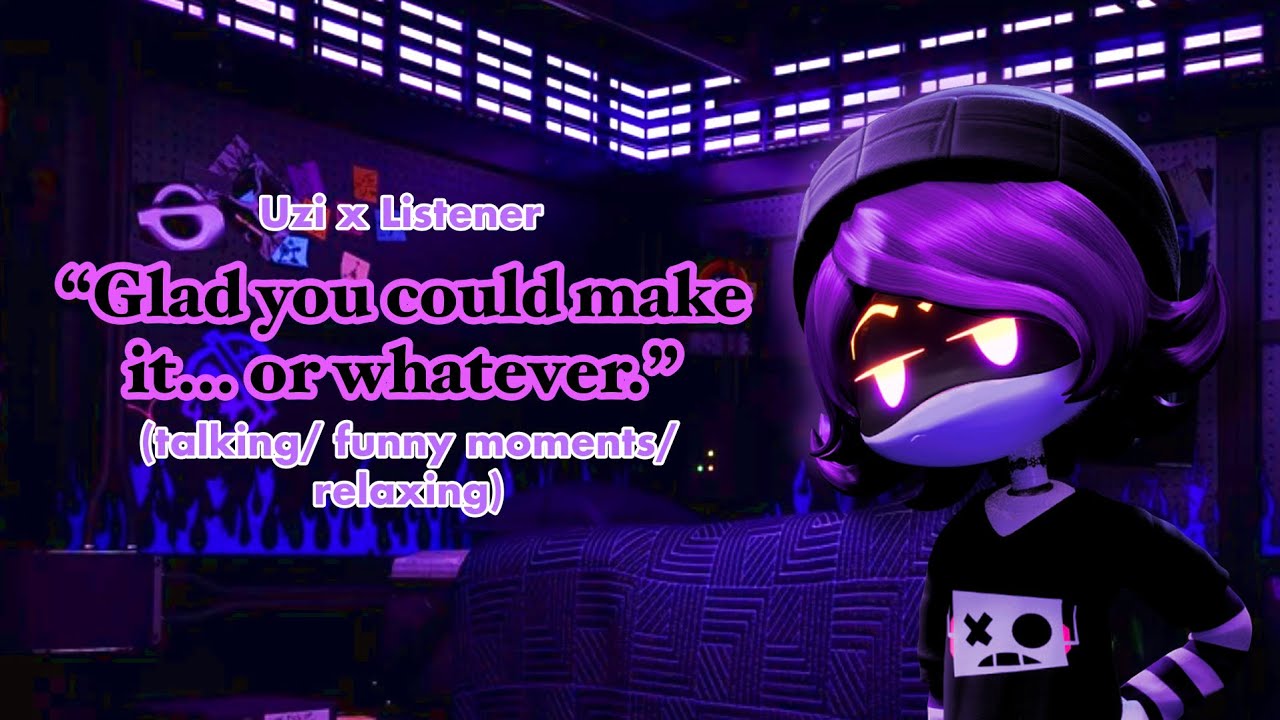 Murder Drones x Listener: Sleepover in Uzi’s dorm 💜 - YouTube
