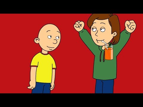 Caillou Gets Boris His Old Voice Back/Rewarded - YouTube