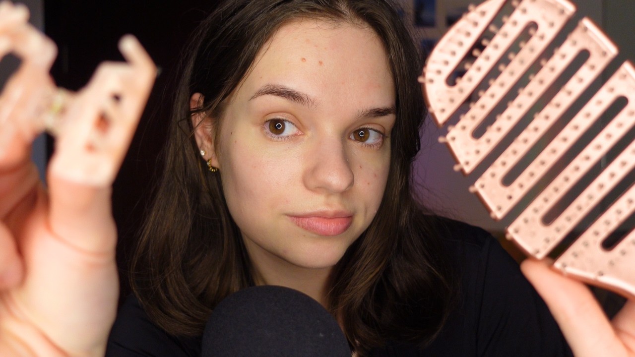 visual ASMR triggers on your face | mouth sounds | personal attention ...
