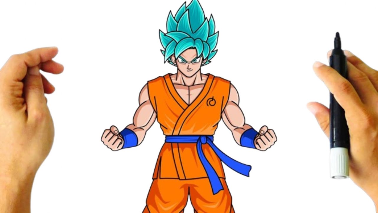 How to Draw GOKU ULTRA INSTINCT Full Body | Dragon Ball Super | Pencil ...