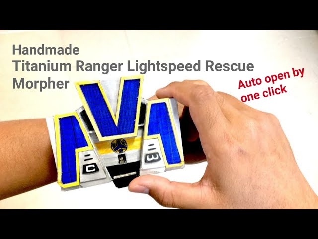 Power Rangers Lightspeed Rescue Titanium Morpher