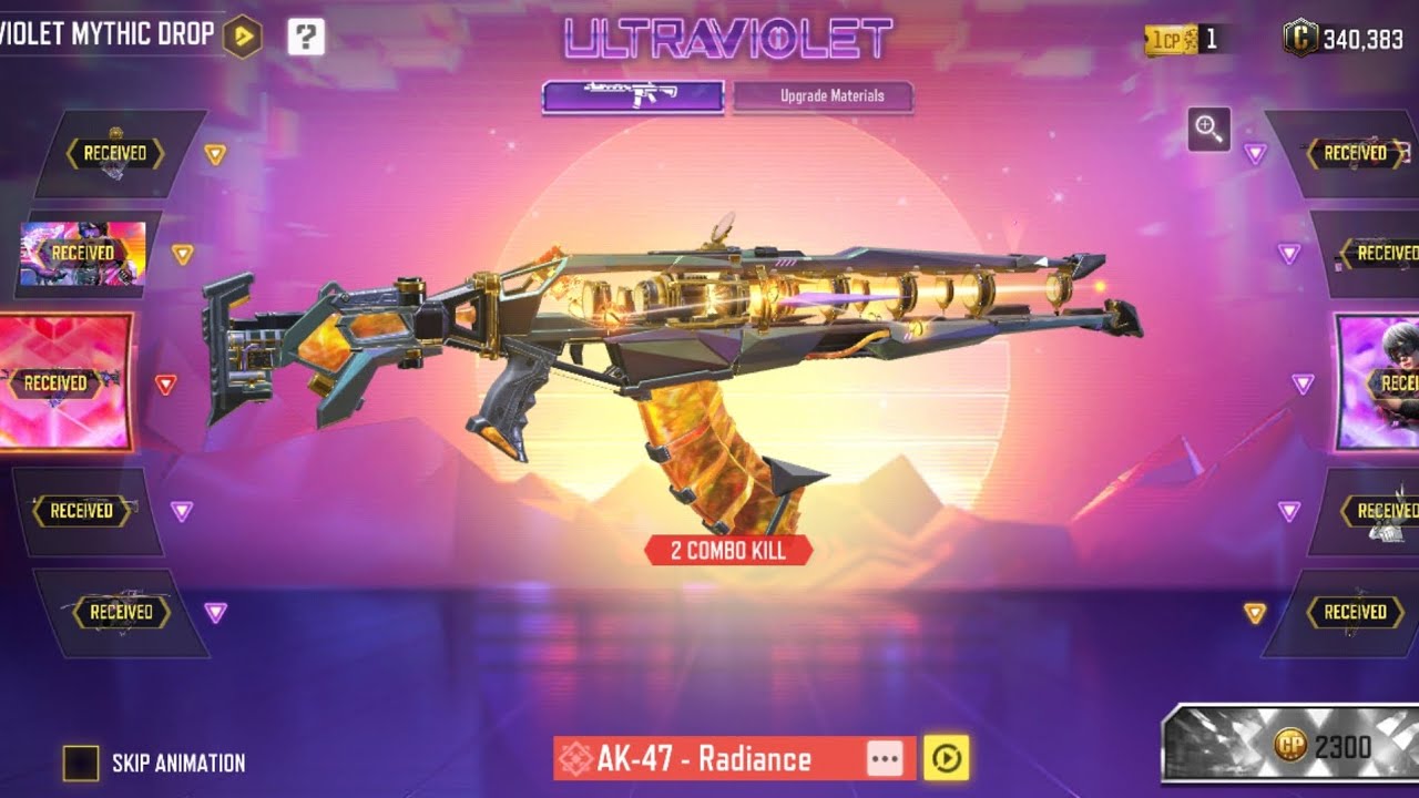 AK-47 MYTHIC RADIANCE ULTRAVIOLET DRAW IS BACK | COD MOBILE | 😍 ITS INSANE - YouTube