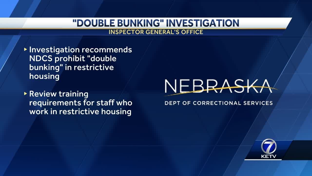 Inspector general investigates 'double bunking' - YouTube