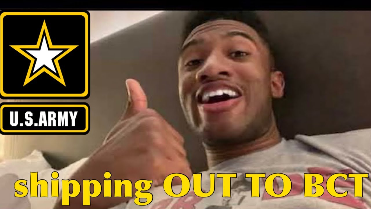 SHIPPING OUT FOR ARMY BASIC TRAINING | RECEPTION VLOG - YouTube