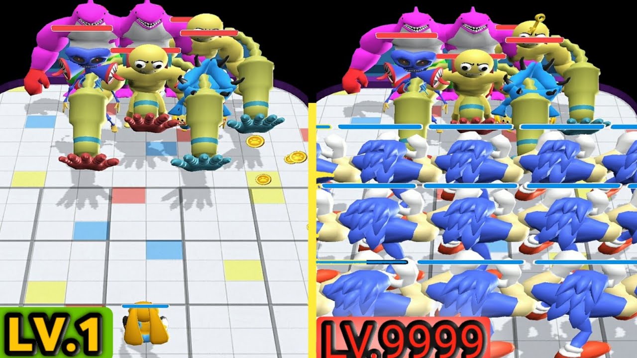 Merge Master Blue Monster: Max Level All Monsters Unlocked - YouTube