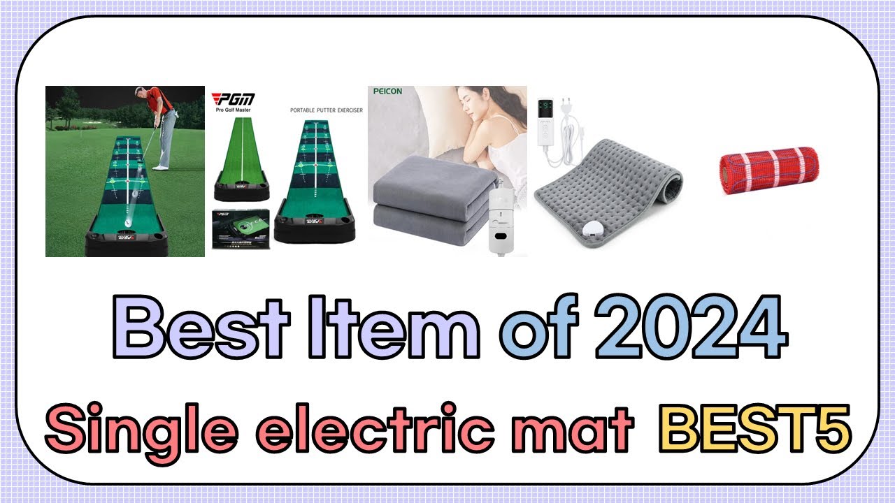 [Single electric mat] Best Item of 2024 Best5 - YouTube