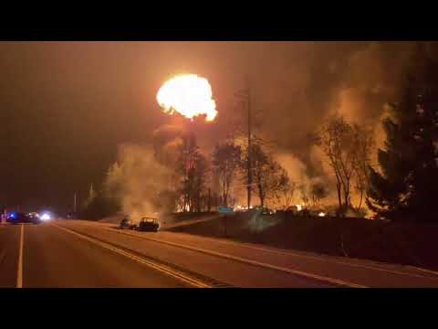 Wildfire Causes Explosion Near Highway as Oregon Residents Forced to ...