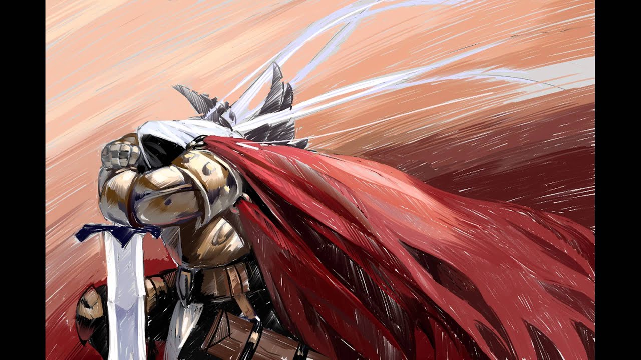 Anry Nemo - Tyrael Knight speed paint video (20x speed) - YouTube