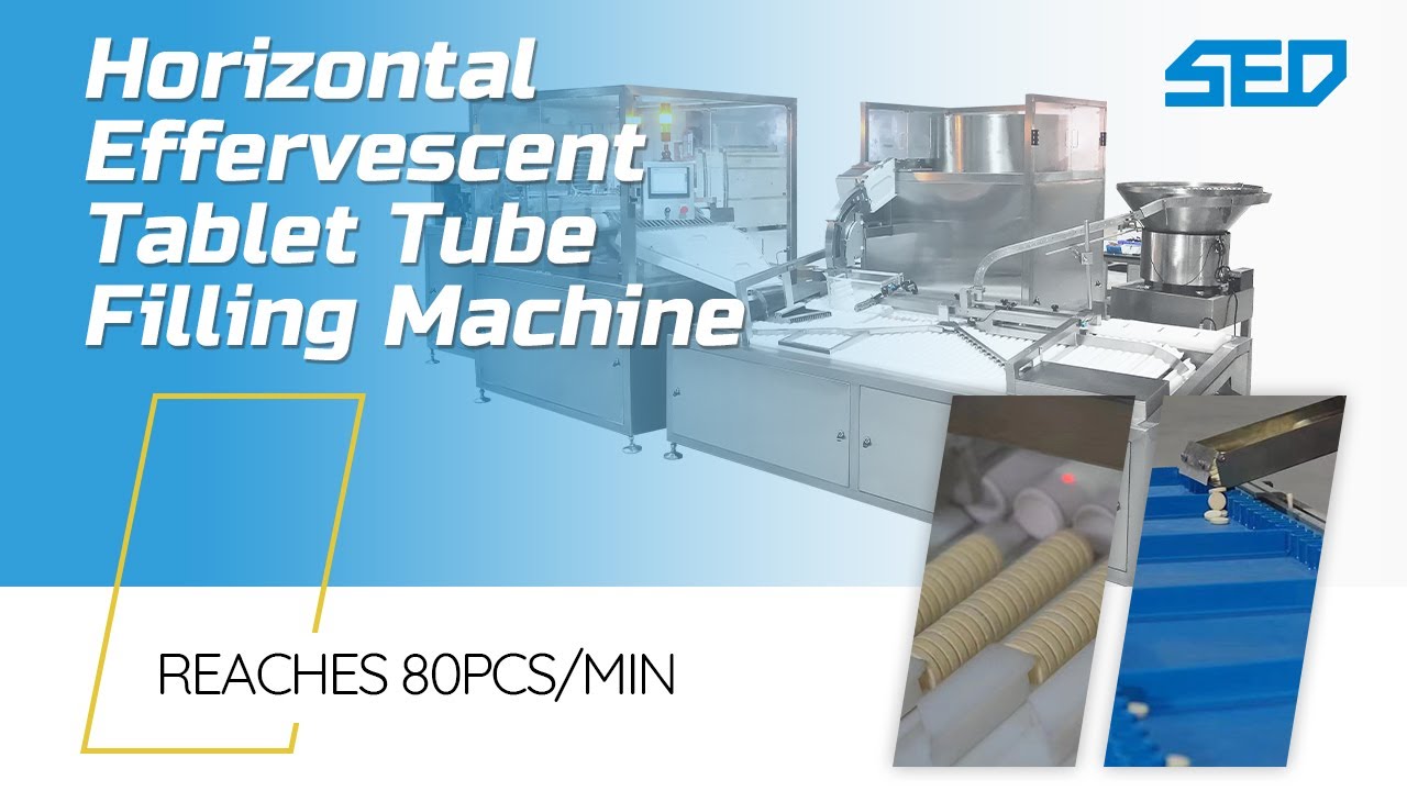 High Speed Effervescent Tablet Packaging 80 tubes/min (SED PHARMA ...