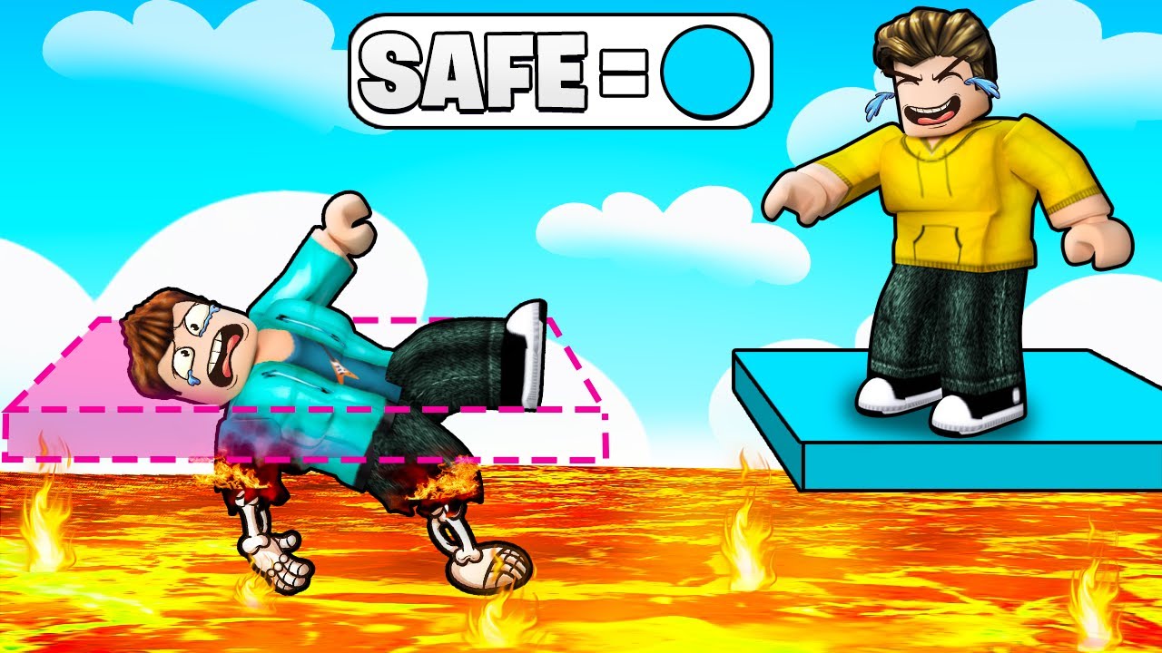 ROBLOX SURVIVE THE COLOR BLOCK LAVA CHALLENGE !! - YouTube