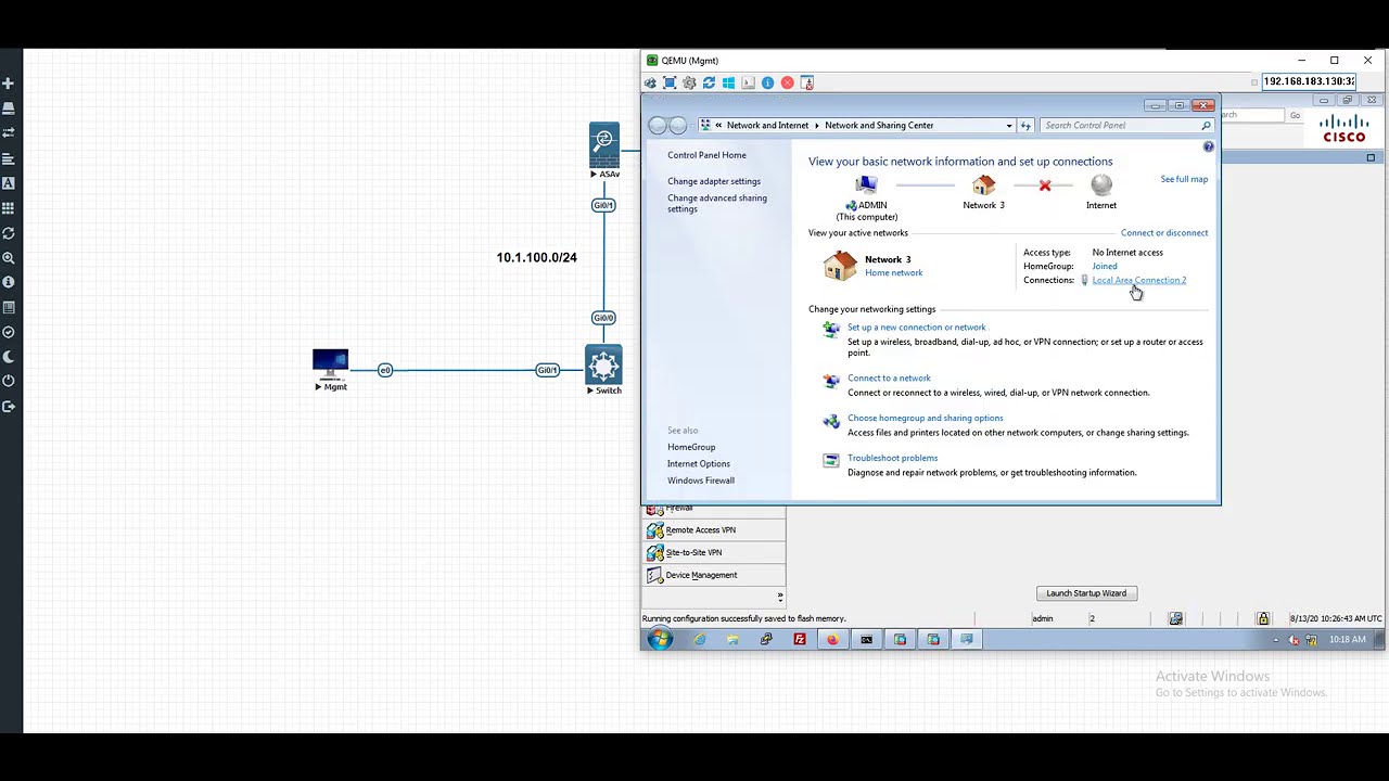 Setting Up Basic Cisco ASAv with ASDM - YouTube