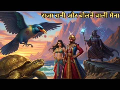 Raja Rani aur bolane wali Mainaमैना ने जादूगर को चालाकी से फंसाया?# ...