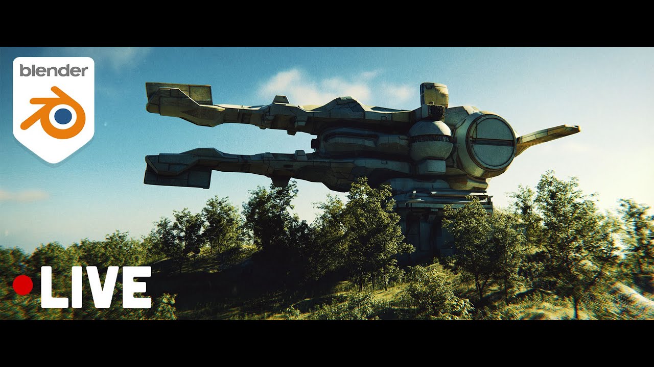 Planetary Defence Cannon in Blender - YouTube