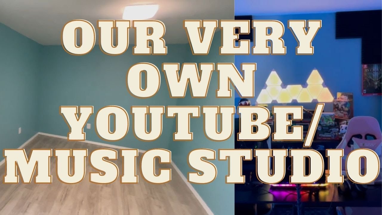 I built us a Youtube/Music Studio! Video compilation showing how it ...