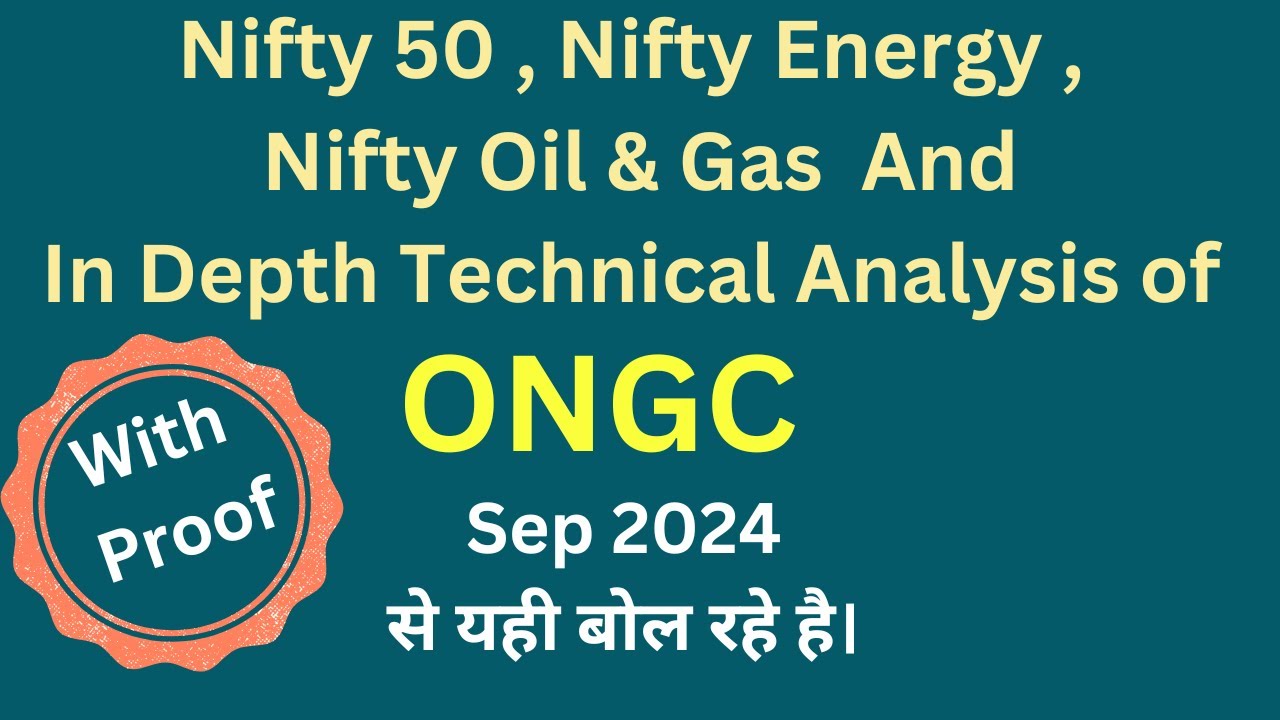 Nifty Oil and Gas Share ONGC Share Analysis Nifty Energy Stocks - YouTube