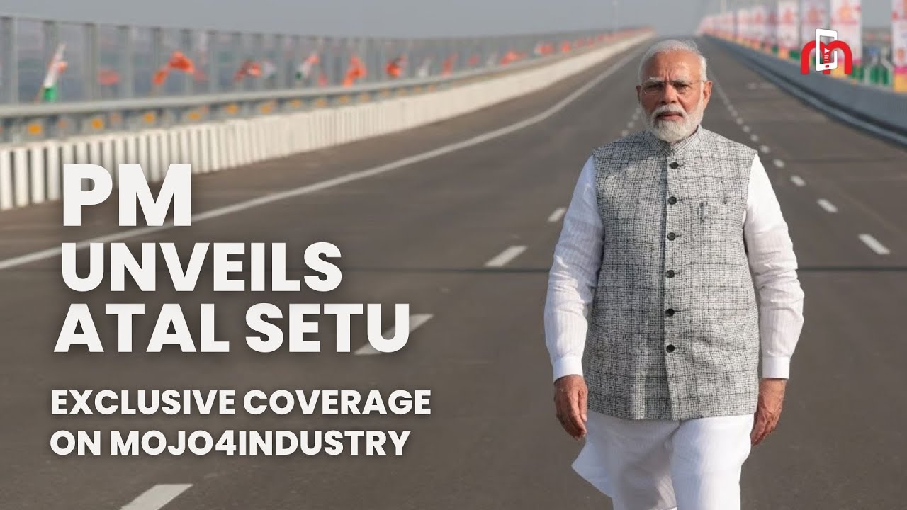 PM Modi unveils Atal Setu - YouTube