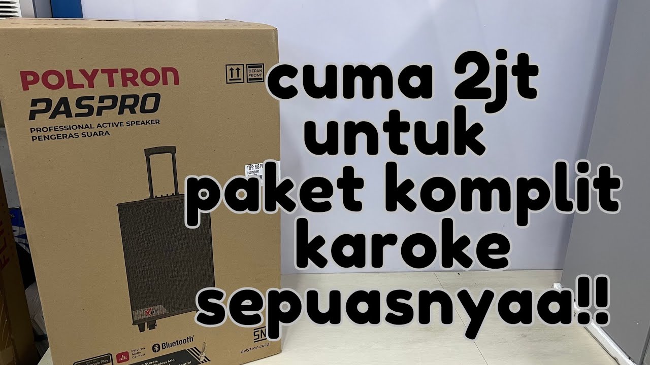 Rp.2jt untuk POLYTRON PASPRO15F7 - YouTube